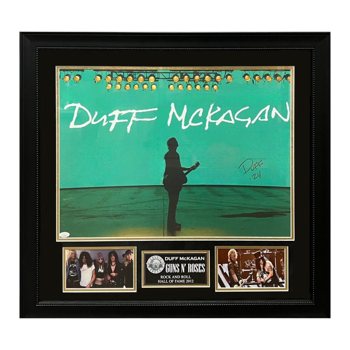 Duff McKagan Guns N' Roses Autographed Photograph Framed to 23x27 JSA ...