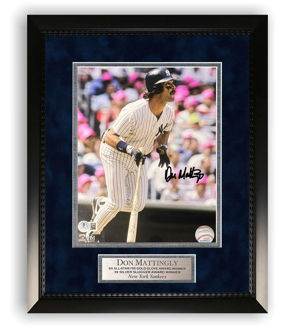 Don Mattingly New York Yankees Autographed 8x10 Photo Framed To 11x14 ...