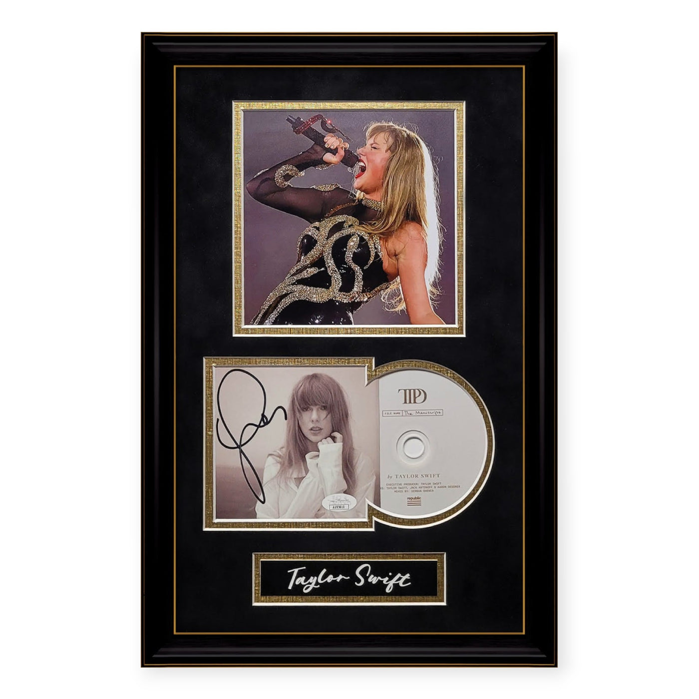 Taylor Swift Autographed Album Collage Framed to 10x16 JSA — ASG ...