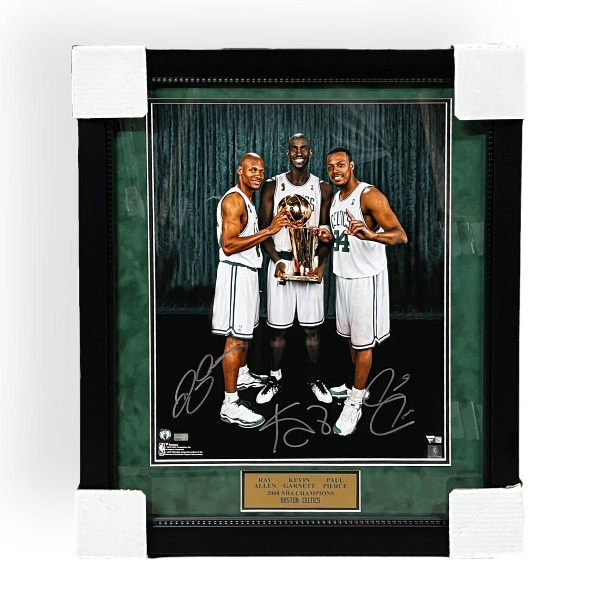 Paul Pierce, Ray Allen & Kevin Garnett Celtics Autographed 16x20 Photo ...