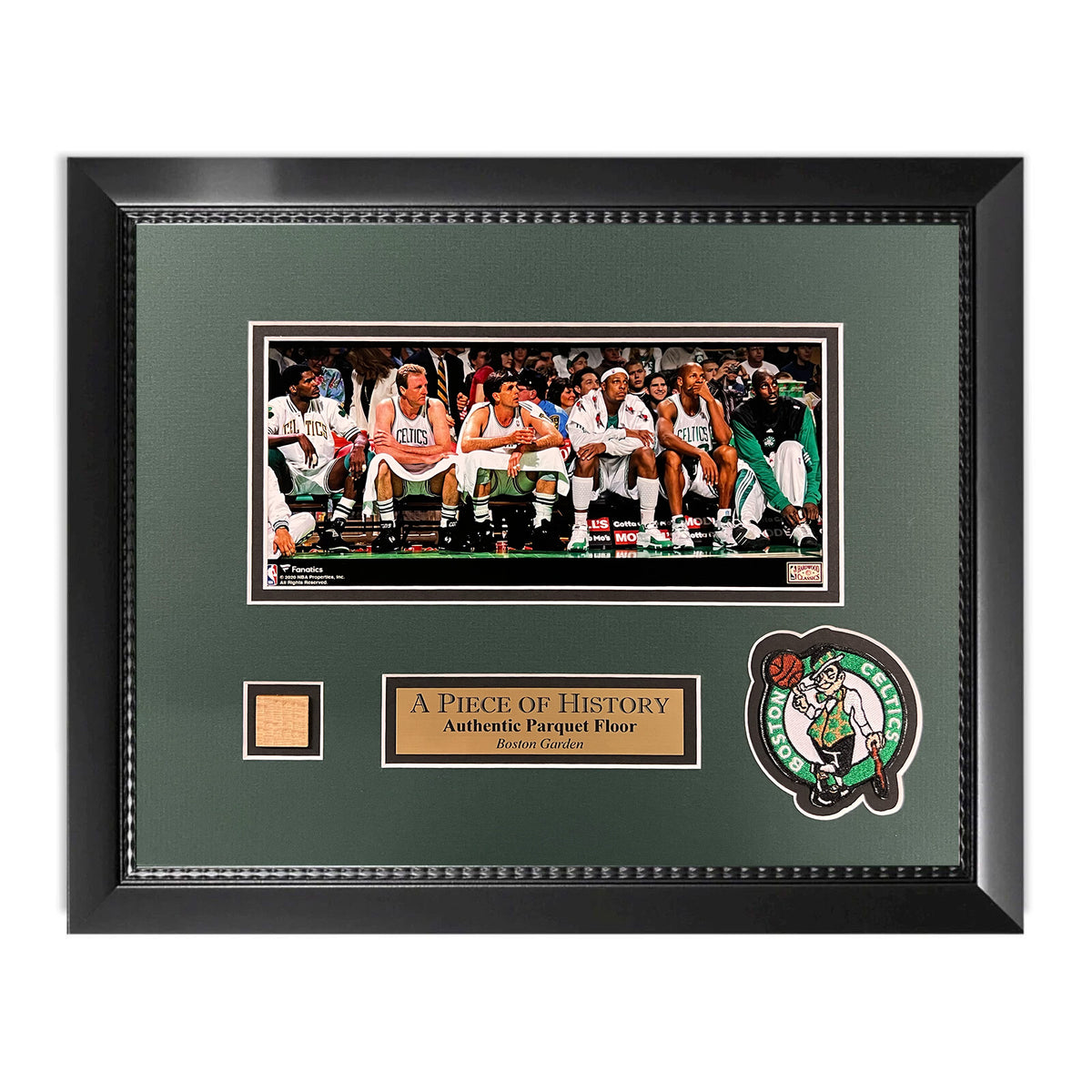 Boston Celtics Parquet Floor Framed to 11x14 — ASG Memorabilia